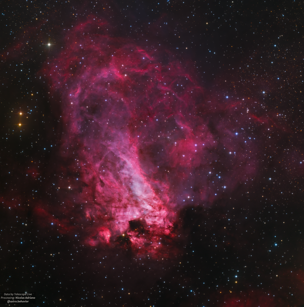 M17 - Omega Nebula | Telescope Live